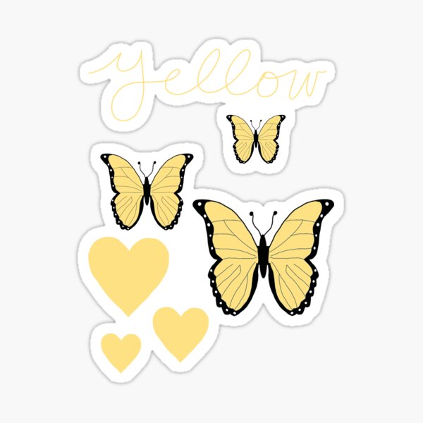 "Yellow Sticker Pack" Sticker for Sale by kaimarbe | Redbubble