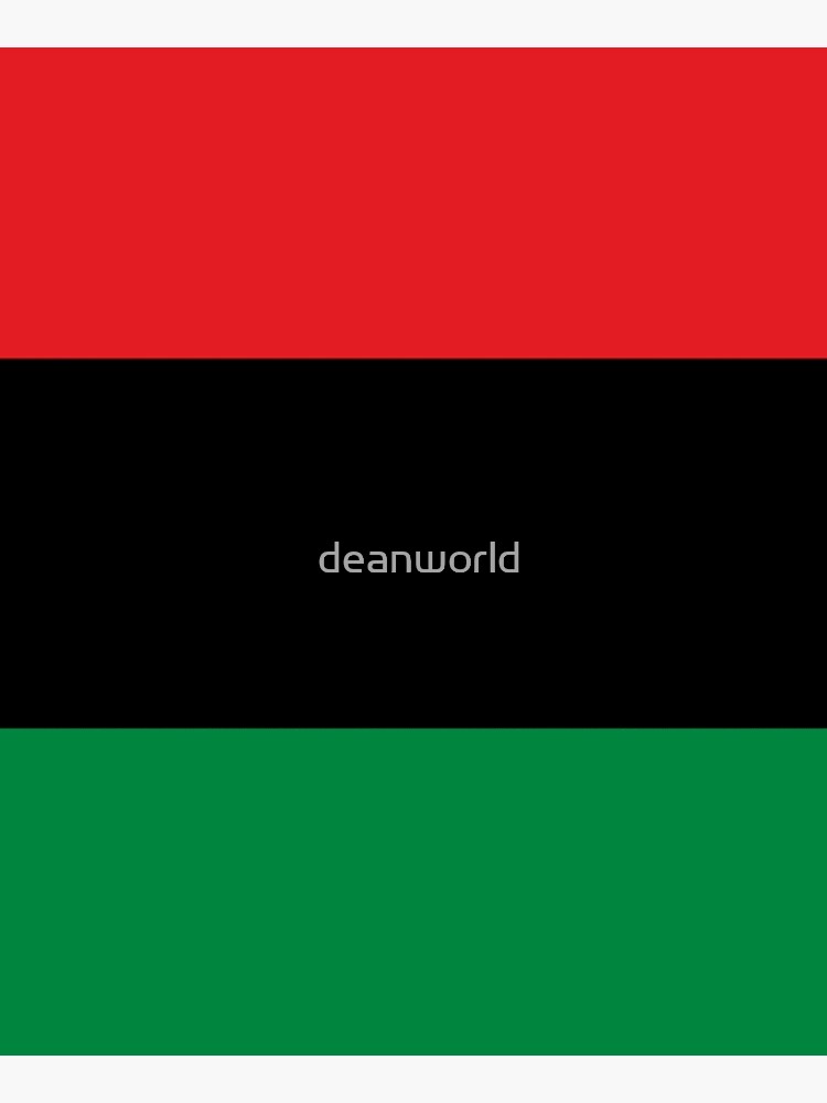 "Pan African Flag T-Shirt - UNIA Flag Sticker - Afro American Flag ...