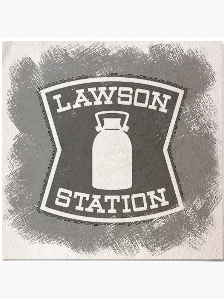 "Lawson Logo Graphite " Sticker for Sale by scept | Redbubble