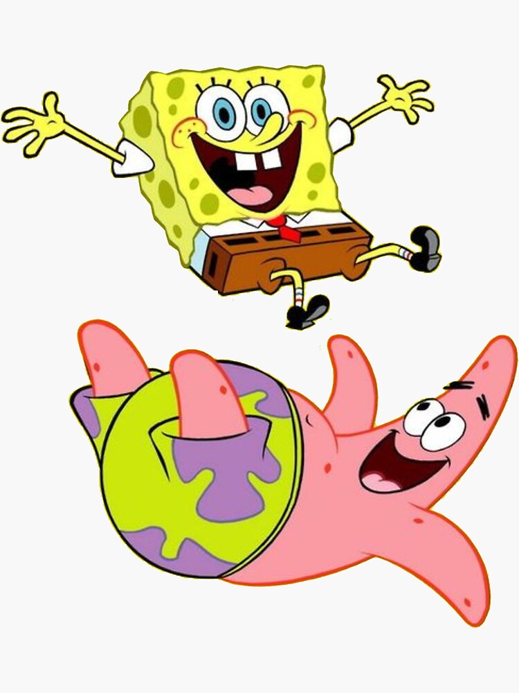 "Spongebob & Patrick" Sticker by DesignsbyIA | Redbubble
