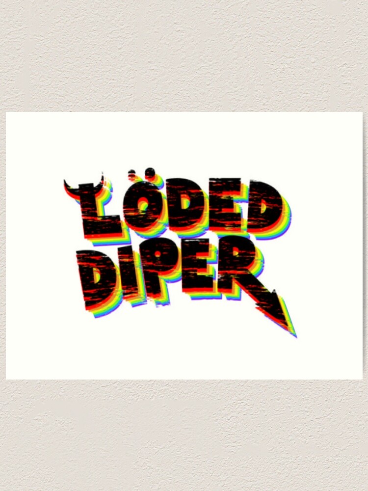 "Rainbow Loaded Diper" Art Print by Haleyg07 | Redbubble