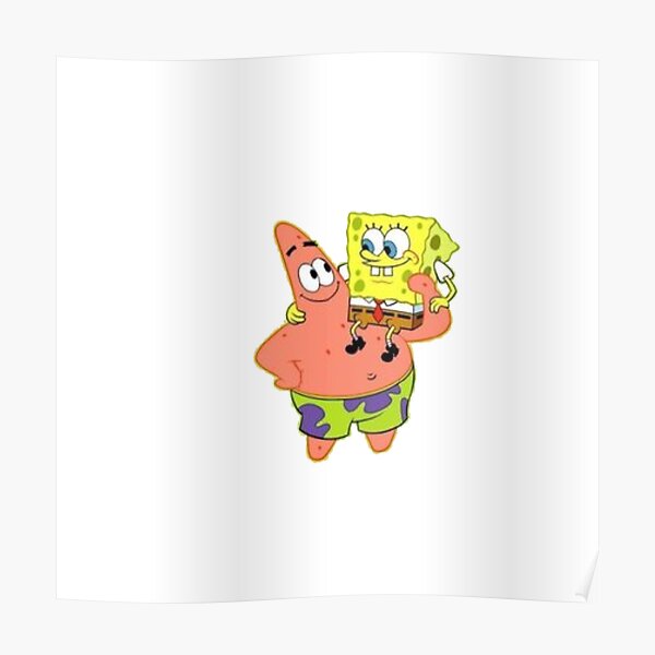 "Spongebob & Patrick" Poster for Sale by DesignsbyIA | Redbubble