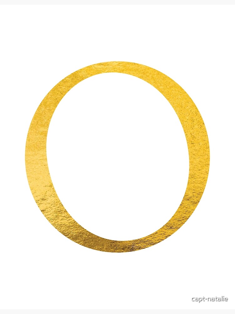 Lámina fotográfica «Faux Gold Foil Alfabeto moderno y minimalista ...
