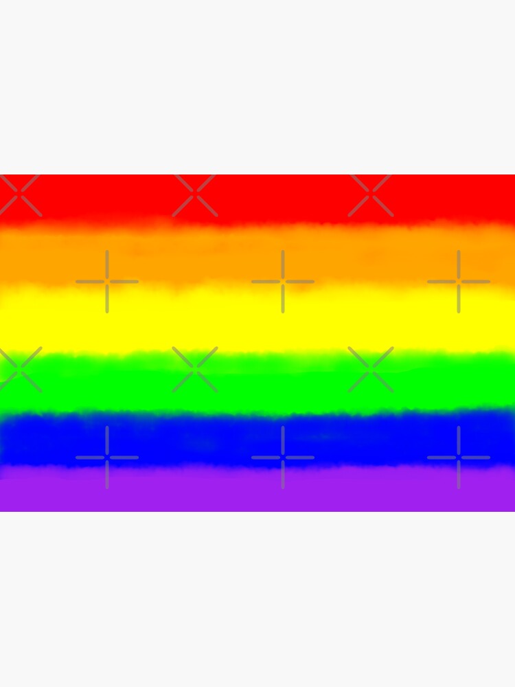 "not sTrAiGhT line pride flag " Sticker by imvickandtanyal | Redbubble