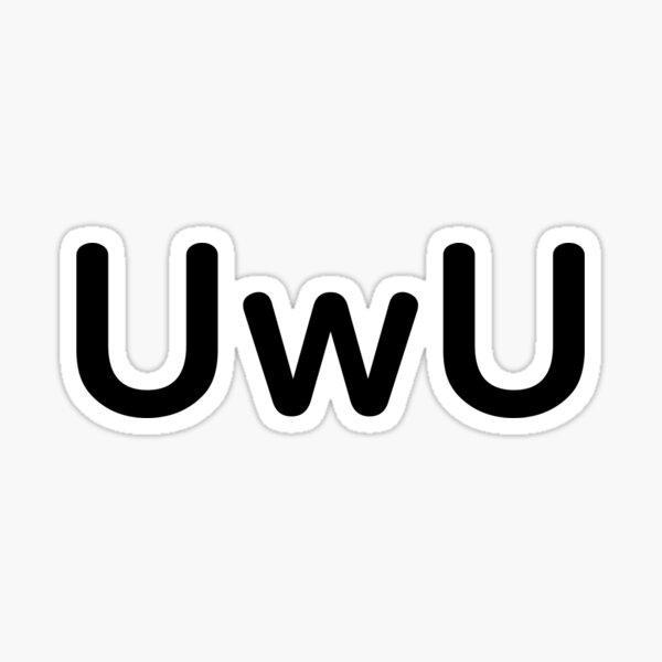 Uwu Anime Manga Cute Kawaii Stickers | Redbubble