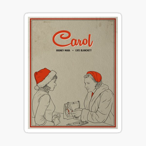 "Carol" Sticker for Sale by grendillo | Redbubble