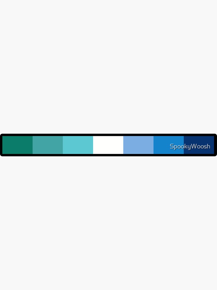 "Subtle Gay Male Pride Flag Strip" Sticker for Sale by SpookyWoosh ...