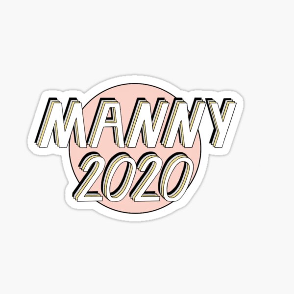 "Manny 2020" Sticker by isaflora | Redbubble