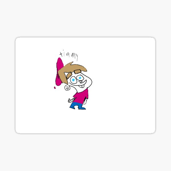 "Timmy Turner" Sticker for Sale by srtesch | Redbubble