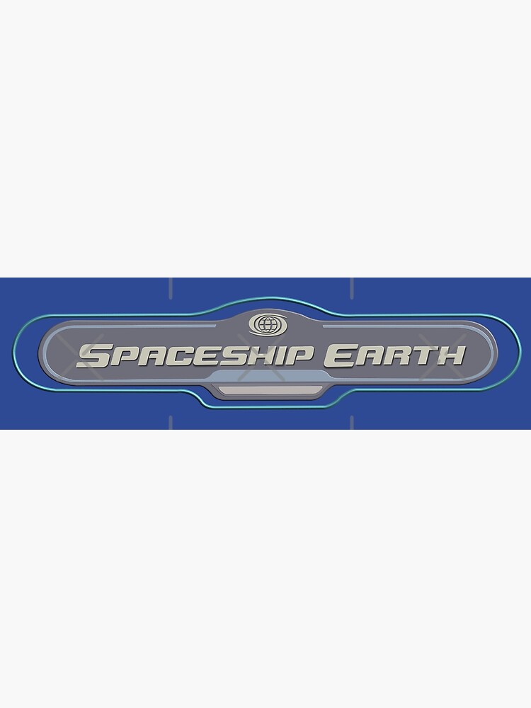"Epcot Spaceship Earth Entrance Sign" Poster by TYPhoenicians | Redbubble