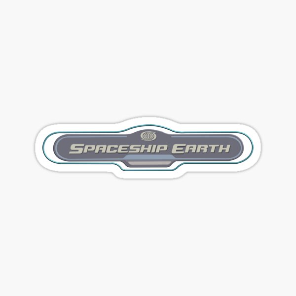 "Epcot Spaceship Earth Entrance Sign" Sticker by TYPhoenicians | Redbubble