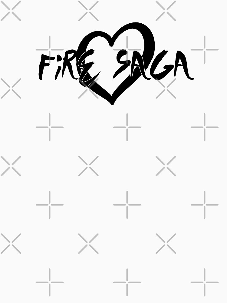 "Fire Saga" T-shirt by SedgeWren | Redbubble