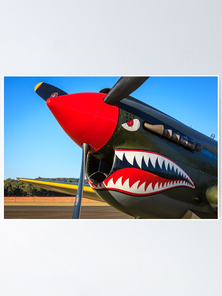 "Smile! P-40" Poster for Sale by MC-Photo | Redbubble
