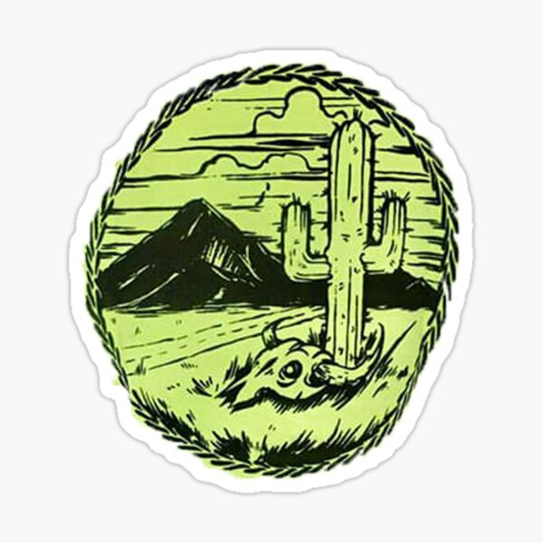 "Classic And Cool Desert " Sticker for Sale by Nasser40 | Redbubble