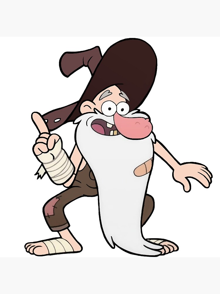 "Old Man McGucket Gravity Falls" Photographic Print for Sale by Nors301 ...