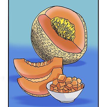 "Card 11 The re-illustrated Mexican lottery melon" Poster by CecyLL ...