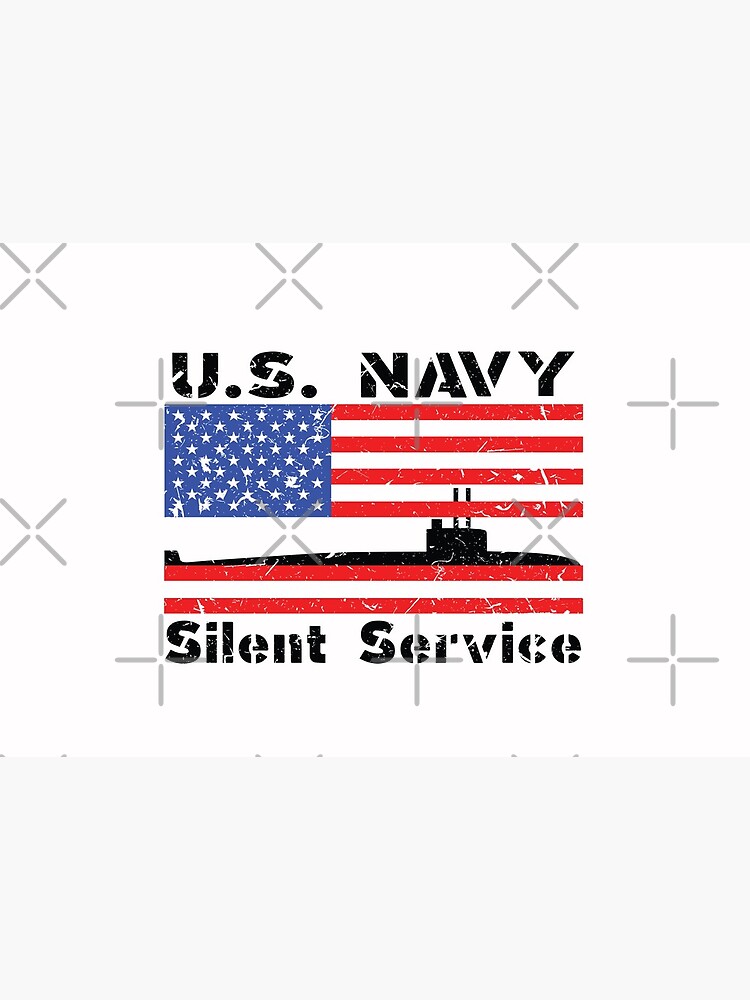 "US Navy Silent Service Submarine Flag Clear White Bkgrd" Mask by ...
