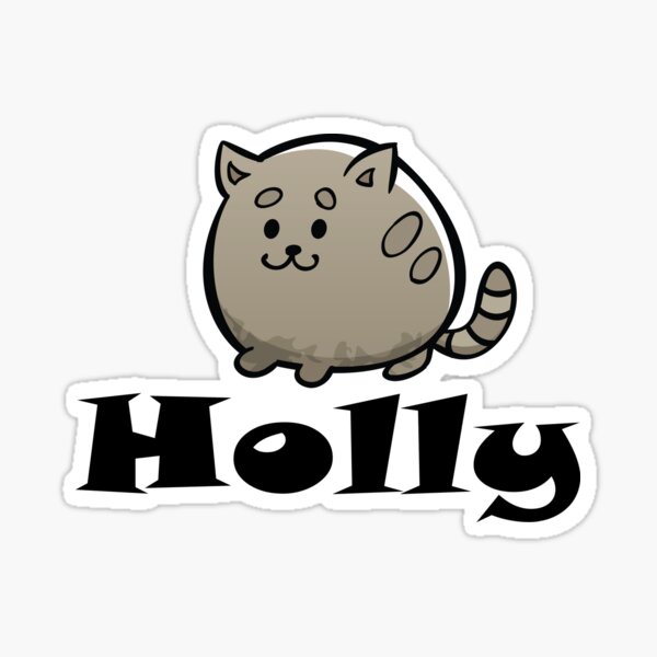 "Holly Cat" Sticker by ProjectX23 | Redbubble