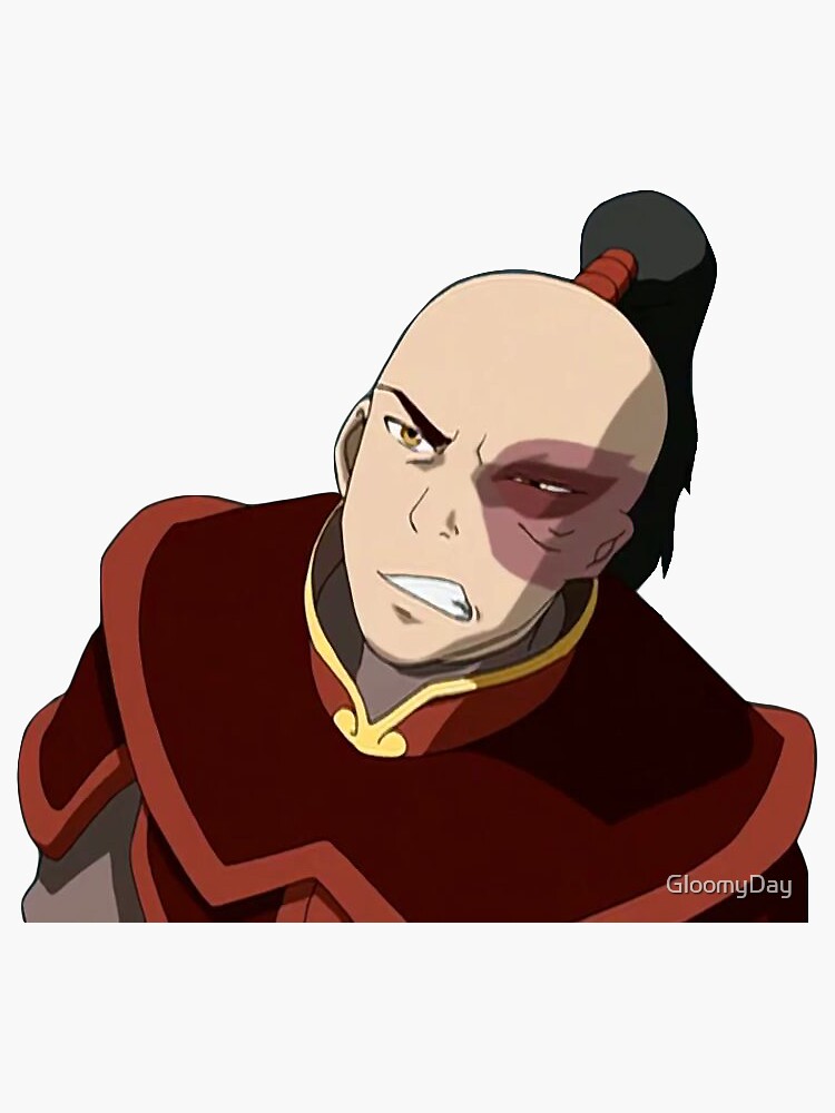 "Zuko" Sticker for Sale by GloomyDay | Redbubble