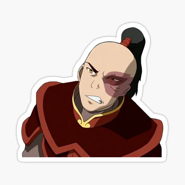 "Zuko" Sticker for Sale by GloomyDay | Redbubble