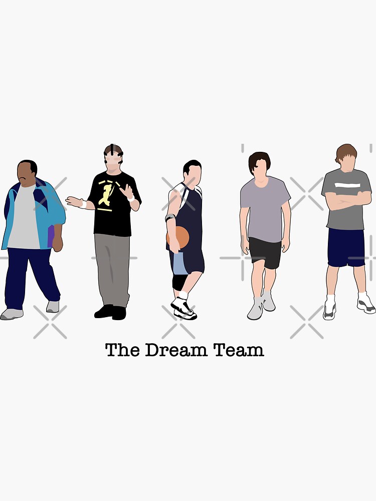 "The Dream Team" Sticker for Sale by doctorheadly | Redbubble