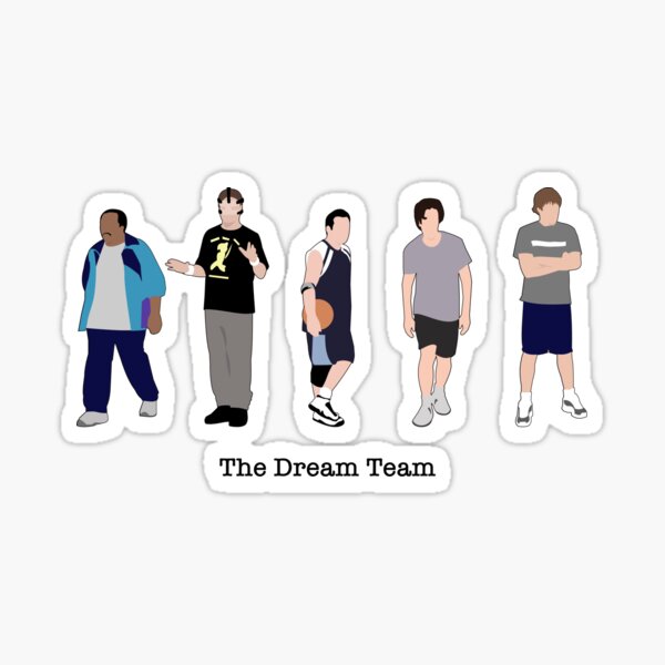 "The Dream Team" Sticker for Sale by doctorheadly | Redbubble