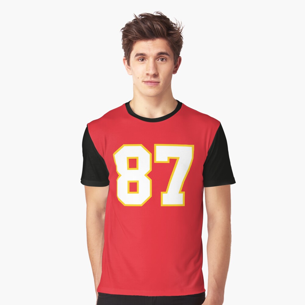 "Eighty-seven White Jersey Number 87" Poster for Sale by elhefe | Redbubble