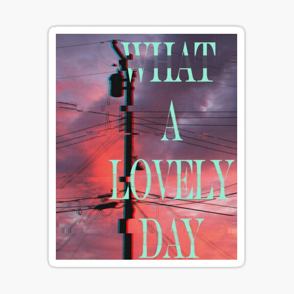 "Aesthetic Glitch Sticker" Sticker by untergang | Redbubble