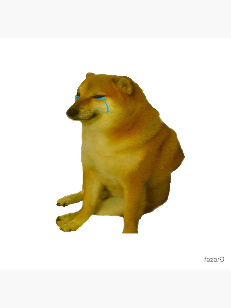 Doge Cry Memes Doge Meme' Poster, Picture, Metal Print, Paint By Meme