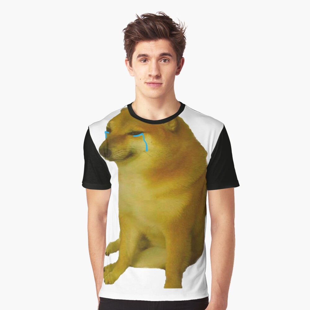 "Sad cheems meme" Sticker for Sale by fazar8 | Redbubble