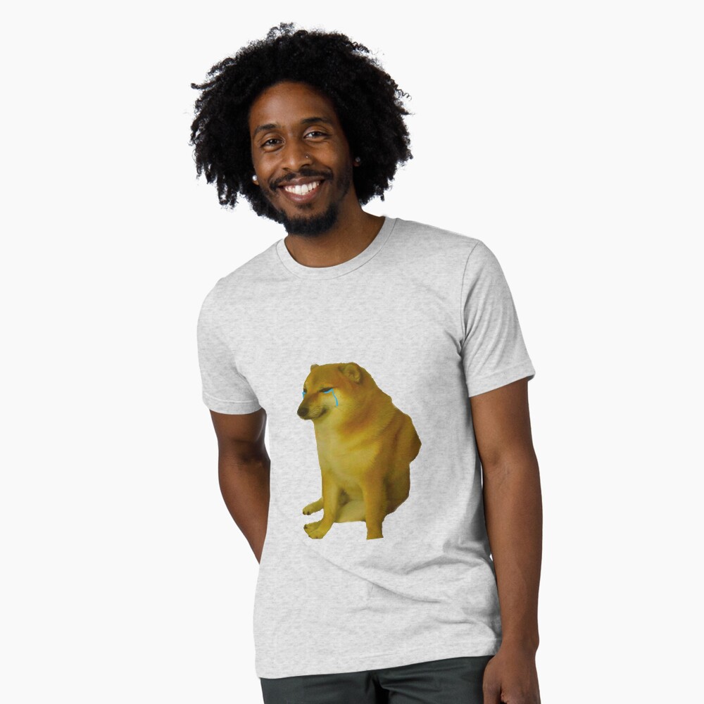 "Sad cheems meme" Sticker for Sale by fazar8 | Redbubble