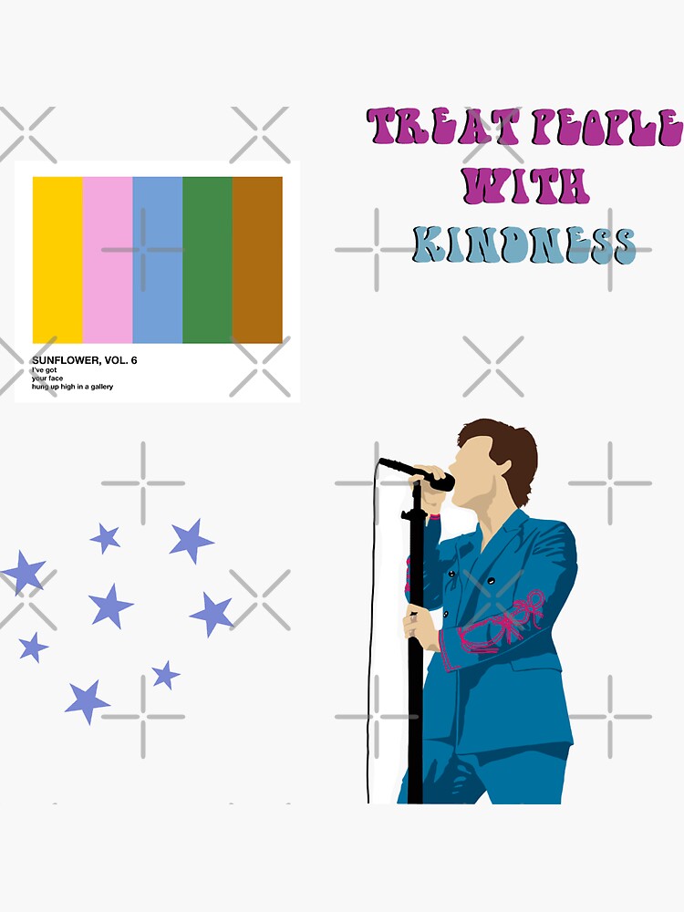 "Harry Styles Sunflower, Vol. 6 Pack" Sticker for Sale by elakalra ...