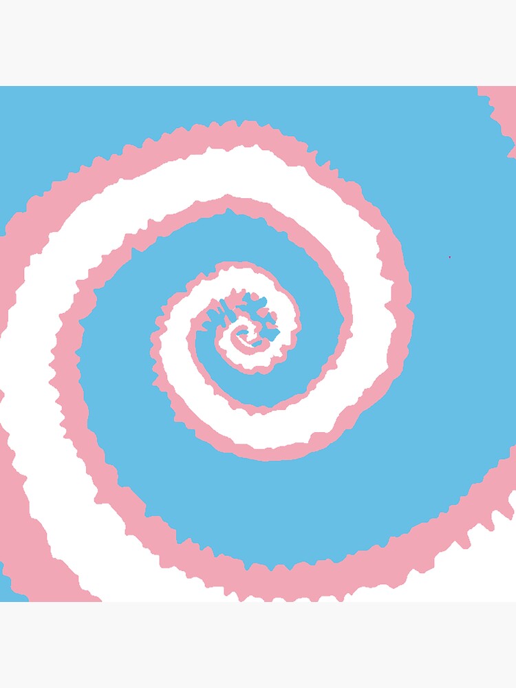 "tie dye - trans" Sticker by Tallulah-Malibu | Redbubble