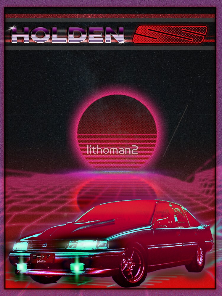"Holden SS Commodore Graphic" Sticker for Sale by lithoman2 | Redbubble