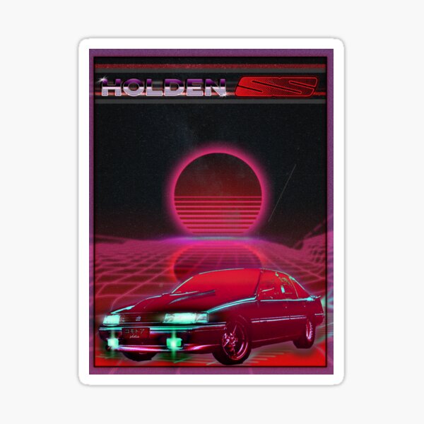 "Holden SS Commodore Graphic" Sticker for Sale by lithoman2 | Redbubble