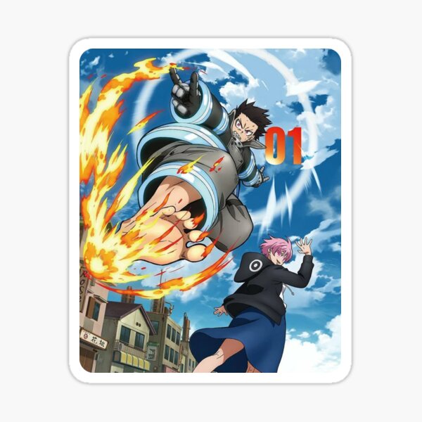 Fire Force Shinra Mom Stickers | Redbubble