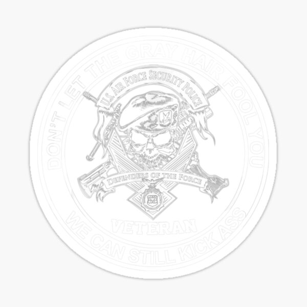 "Air Force Security Police Veteran T-shirt" Sticker for Sale by ...