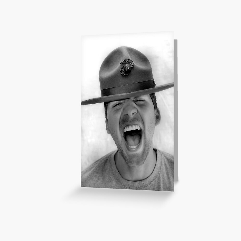 "Show Me Your War Face" Greeting Card by SuddenJim | Redbubble