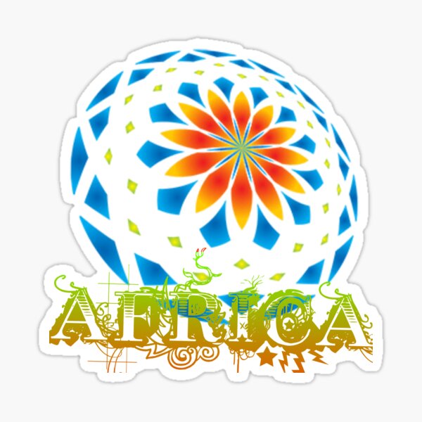 "Africa-Afrika" Sticker for Sale by GiftBolt | Redbubble