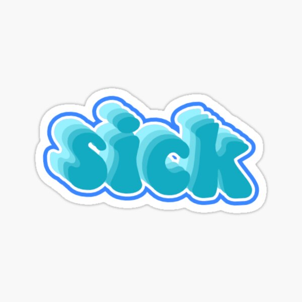 "sick sticker" Sticker by Gabylau | Redbubble