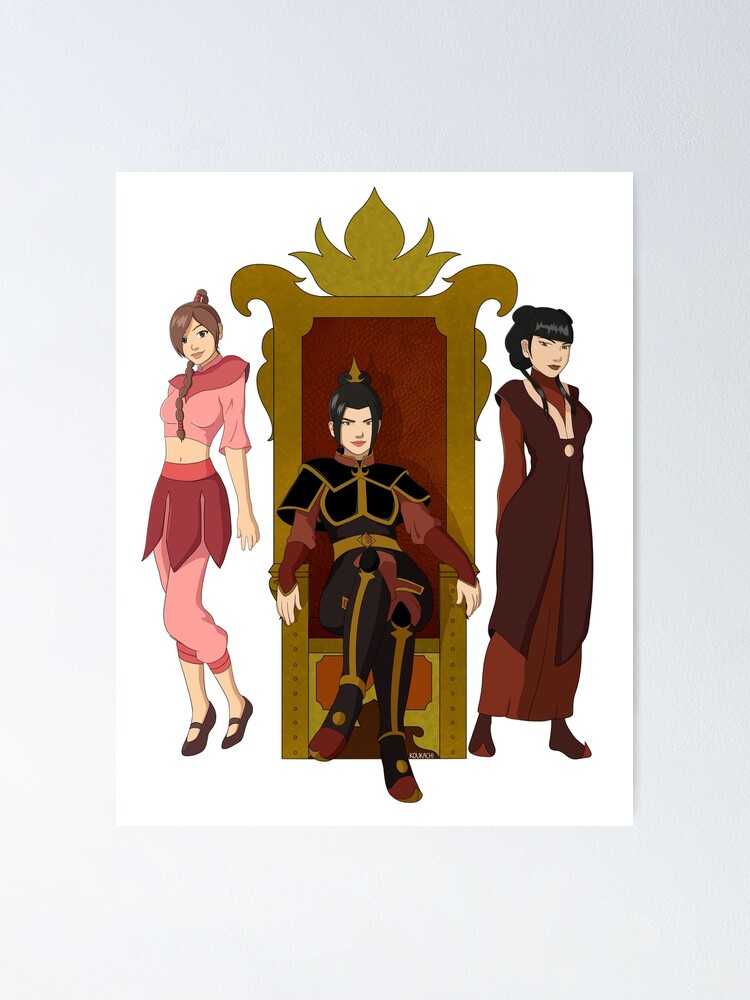 "Avatar The Last Airbender Trio" Poster for Sale by koukachi | Redbubble