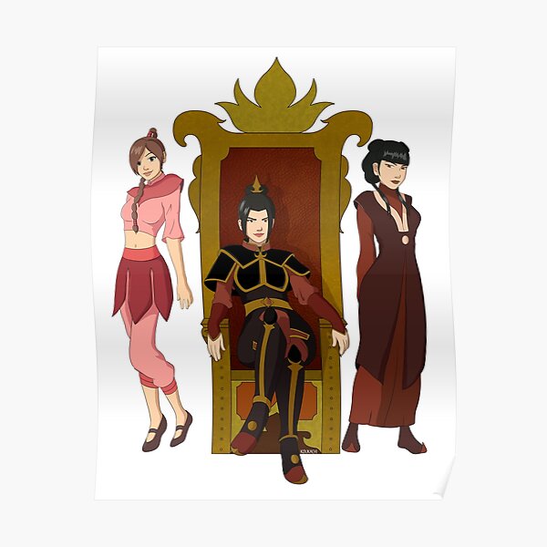 "Avatar The Last Airbender Trio" Poster for Sale by koukachi | Redbubble