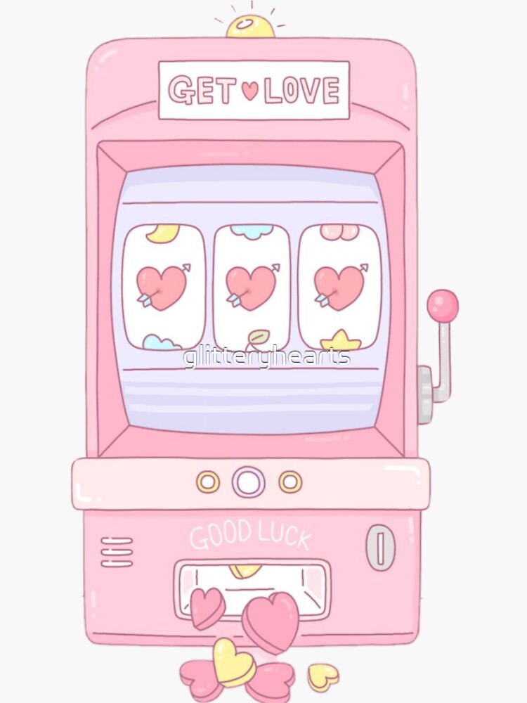 "get love machine" Sticker for Sale by glitteryhearts | Redbubble