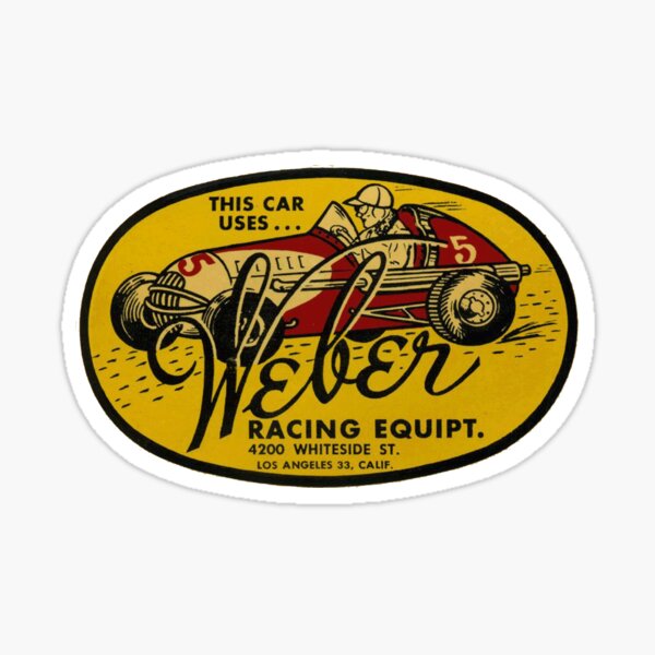 "Classic Weber Vintage Engine Parts" Sticker by picaku88 | Redbubble