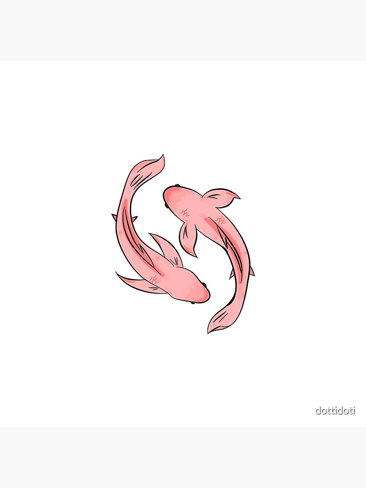 "Small Pink Fish art Pisces astrology" Photographic Print for Sale by ...