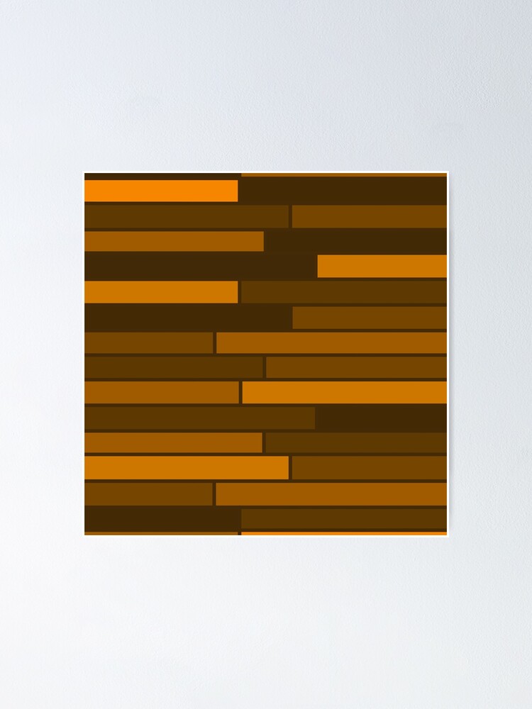 "Brown building blocks" Poster for Sale by 747fan | Redbubble