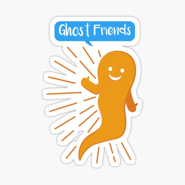 "Ghost Friends" Sticker by Sapnastudio | Redbubble