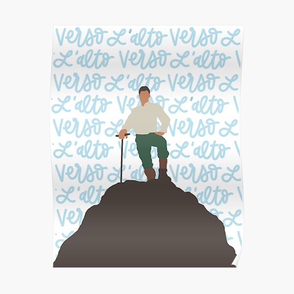 "Pier Giorgio Frassati with Verso L'Alto background " Poster for Sale ...