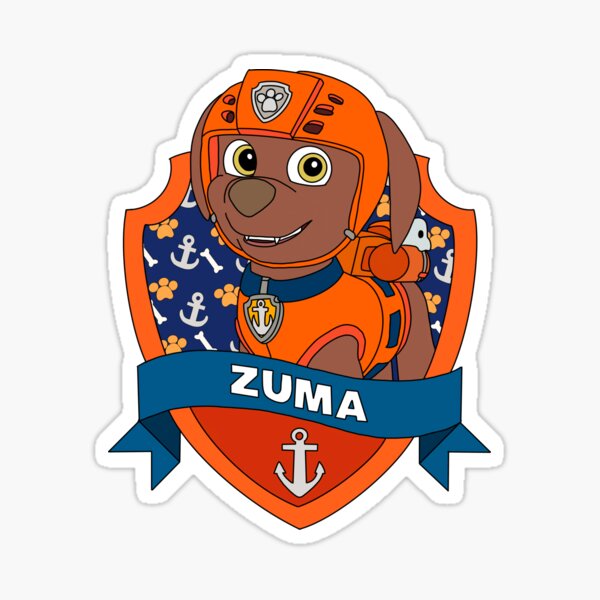 "Zuma Badge" Sticker for Sale by MammaPanda | Redbubble