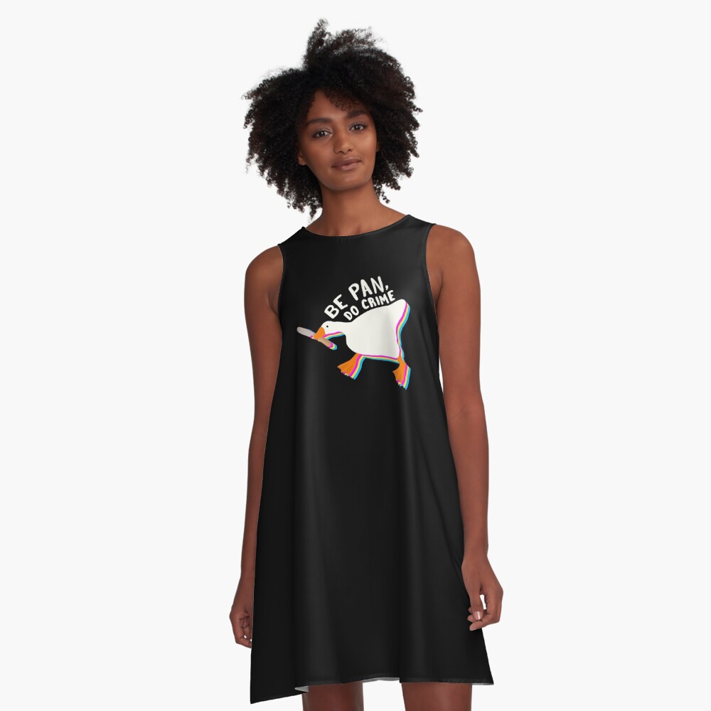 "Be pan do crime goose" Sticker for Sale by tsfea | Redbubble